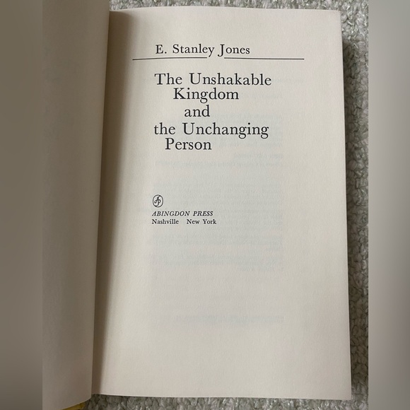 Vintage | Art | The Unshakable Kingdom And Unchanging Person By E ...